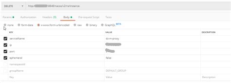 删除永久实例 提示 Metadata Is Not Present · Issue 10927 · Alibabanacos · Github