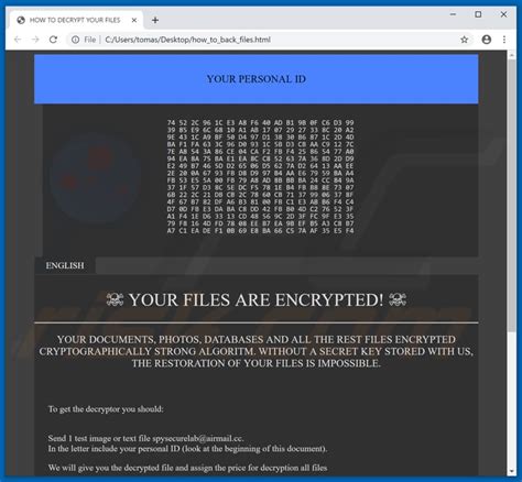 SECURE Ransomware Decryption Removal And Lost Files Recovery Updated