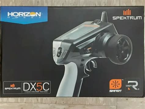 SPEKTRUM RC SPM5120 DX5C 5 Channel DSMR Surface Radio W SR6100AT Receiver New EUR 205 92