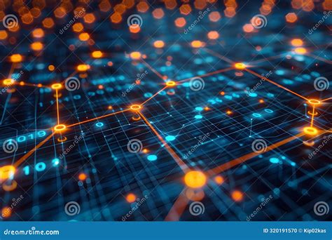 Digital Neural Network Visualization Artificial Intelligence Deep Learning Data Analysis