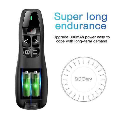 Logitech Wireless R400 Presenter USB Receiver Red Laser Pointer 15m Range Fruugo AU