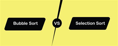 Difference Between Bubble Sort And Selection Sort Tpoint Tech