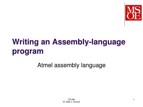 Ppt Writing An Assembly Language Program Powerpoint Presentation