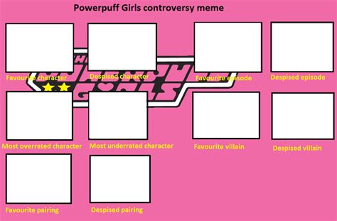 Powerpuff Girls Controversy Meme Blank By Sonicgirl1552000 On Deviantart