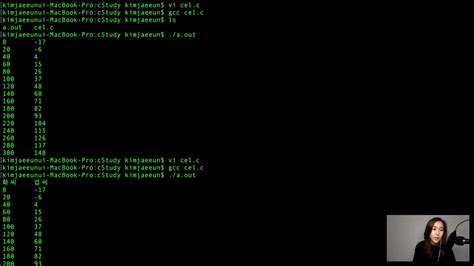 코딩의 여신 C언어 화씨를 섭씨로 변환 Youtube