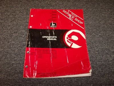 John Deere 4050 4250 4450 Tractor Owner Operator User Manual Guide