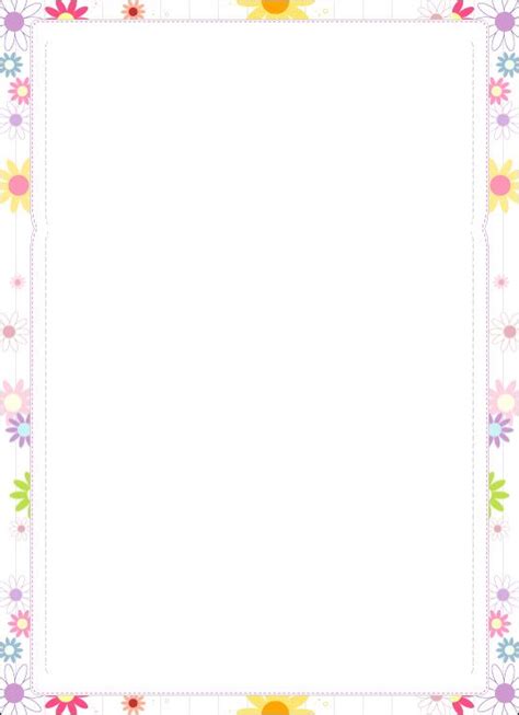 Free Printable Border Paper Stationery