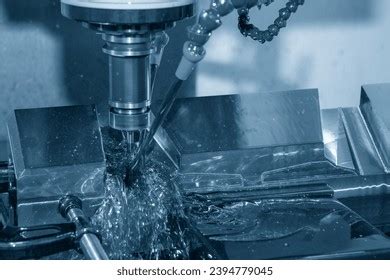 Close Scene Cnc Milling Machine Cutting Stock Photo Shutterstock