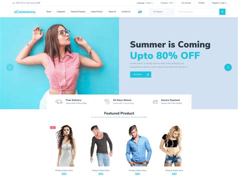 Modern Ecommerce Wordpress Theme