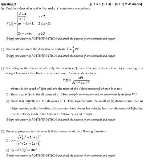 Solved Question Marks A Find The Chegg Com