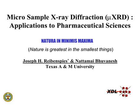 Pdf Xrd Applications X Ray Diffraction Texas A And M University Dokumen Tips
