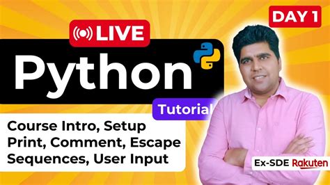 🔴 live python essentials for ai and ml beginner s guide to coding day