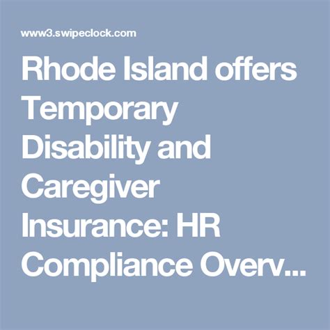 Rhode Island Temporary Disability And Caregiver Insurance Hr