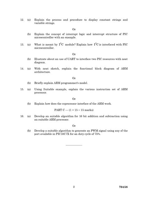 Anna University Ee 6008 — Microcontroller Based System Design For Electronics And Communication