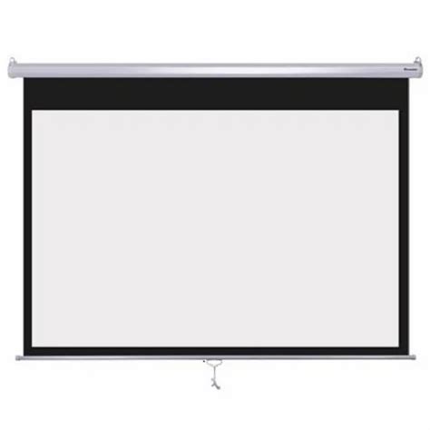 White Self Locking Projector Screen Size 6x4 Feet At Rs 2000 In Delhi