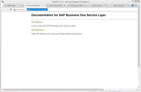 Solved Sap Hana Service Layer Not Working Sap Community