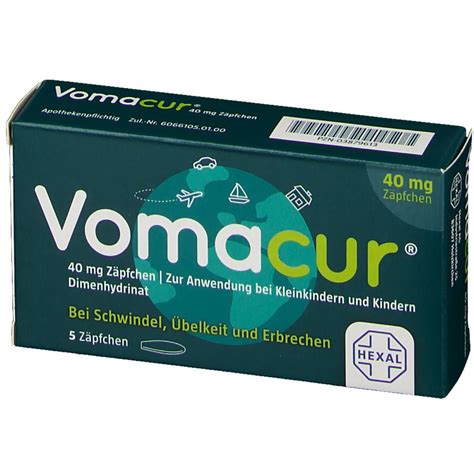 Vomacur® 40 mg Zäpfchen 5 St - shop-apotheke.com