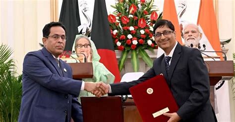 ঢাকা ও নয়াদিল্লির মধ্যে ৭ সমঝোতা স্মারক সই