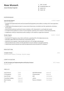 GCP DevOps Engineer Resume Example