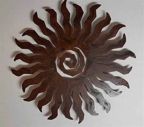 Beautiful Southwest Sun Metal Wall Art Great For Indoors Or Outdoors