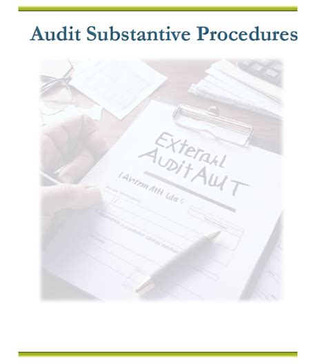 Audit Substantive Procedures Eloquens