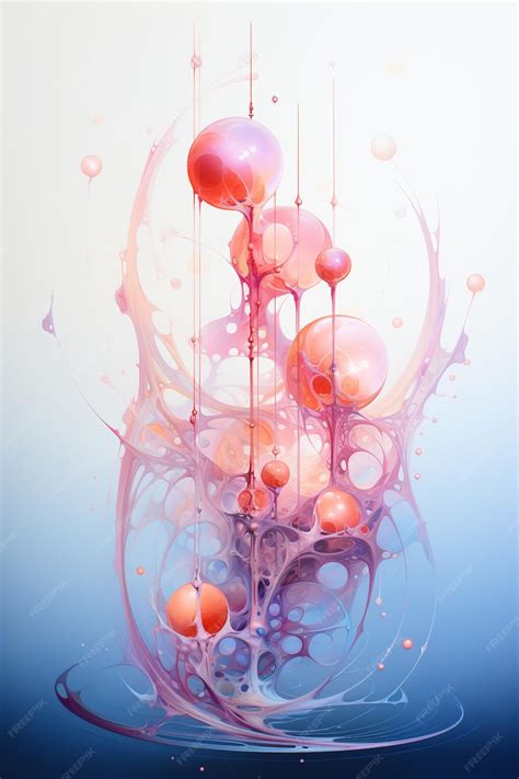 Premium Ai Image Overlapping Spheres And Ellipses In Space Radiant Starlight White