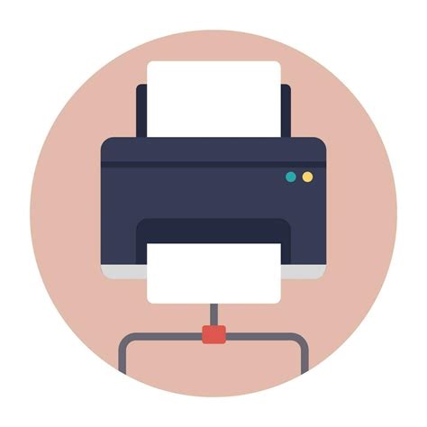 Client Server Connected To Printer Network Printing 27246161 Vector Art At Vecteezy