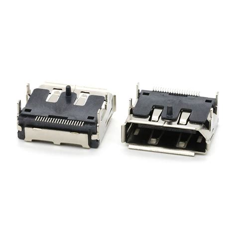 Dp Connector Vertical 20pin Dp Displayport Female Connector