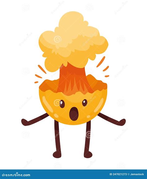 Emoji Exploding Character Stock Vector Illustration Of Vector 247021273