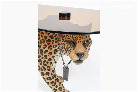 Multicolored Resin Coffee Table Dope As Hell Bold Monkey 90cm