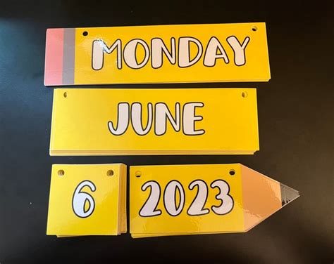 Classroom Flip Calendar Etsy