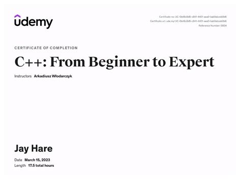 jay hare on linkedin udemy c programming certificateofcompletion