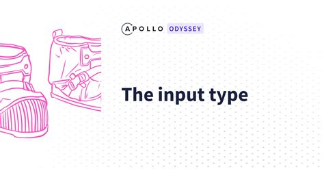 The Input Type Graphql Tutorials