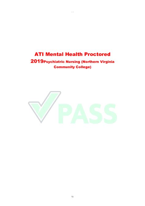 Ati Mental Health Proctored 2019pdf Scholarfriends