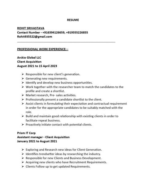 Rohit Srivastava Pdf