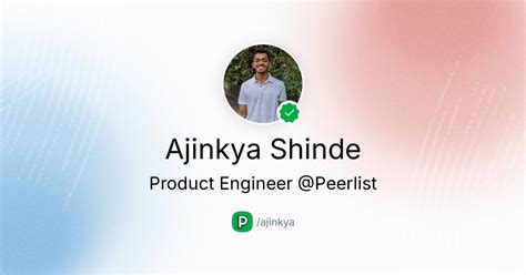 Ajinkya Shinde • Peerlist