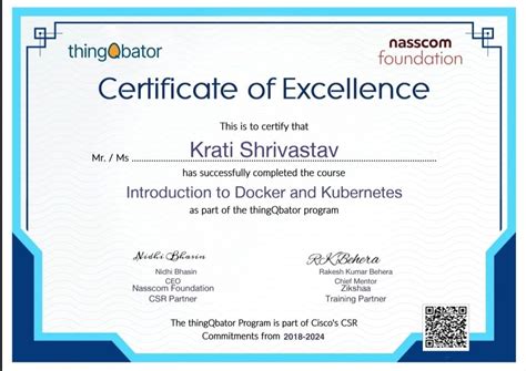 Excited To Share That Ive Completed My Certification In Docker And