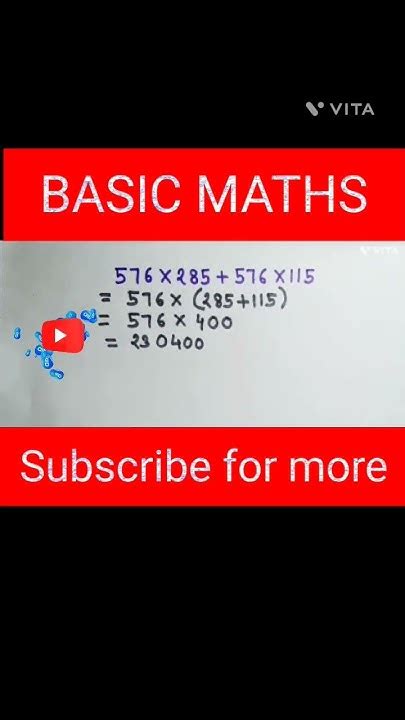 Basic Mathsmathshorts Mathstricks Basicmaths Iqmaths Maths