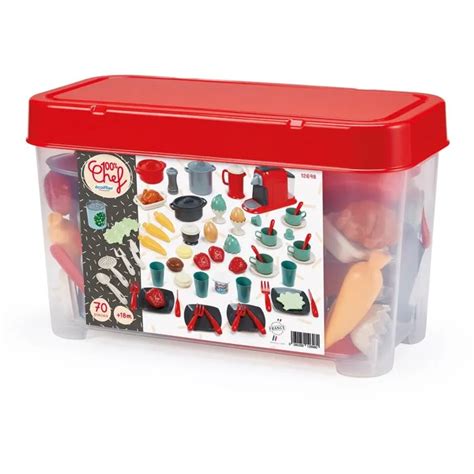 Ecoiffier Eco3280250126980 Juego De Cocina De Juguete 70 Piezas Para