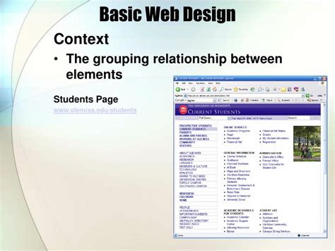 Ppt Basic Web Design Powerpoint Presentation Free Download Id 463963
