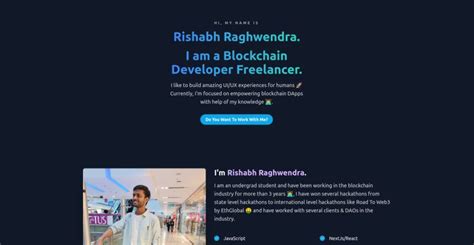 Rishabh Raghwendra On Linkedin Blockchaindevelopment Blockchaindevelopers Freelancers