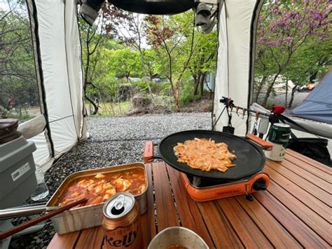 양주 캠핑 양주 산막골 캠핑장 비오는날 내돈내산 후기 네이버 블로그