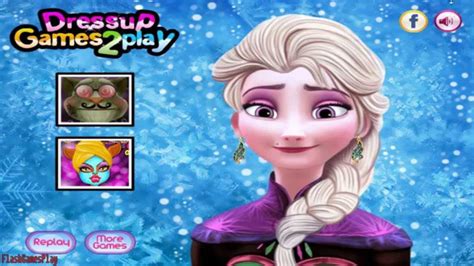 Elsa Makeover Game Free Frozen Games Online Youtube