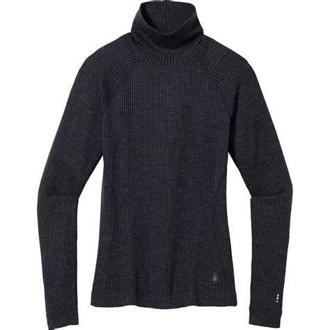 Smartwool Thermal Merino Rib Turtleneck Top Womens Clothing