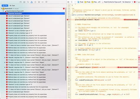 Ios Realm Swift Realm Build Errors After Linking Stack Overflow