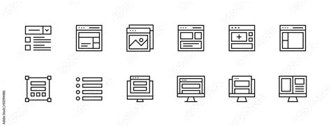 Interface Icon Set User Interface Icons Layout Sidebar Checklist