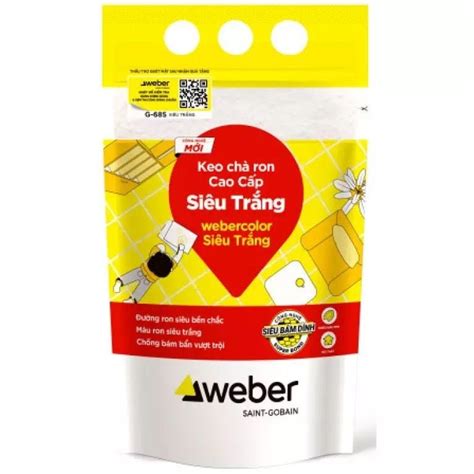 Keo Chà Ron Webercolor Siêu Trắng Hóa Chất Xây Dựng