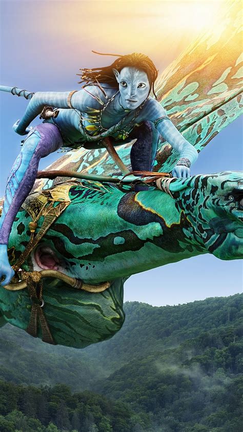 Neytiri Avatar The Way Of Water Movie 2022 Hd Phone Wallpaper