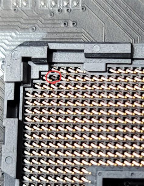 So I Came Across This Lga 1151 9th Gen Motherboard And It Looks Like One Of The Pins Has A