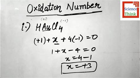 How To Find Oxidation Number